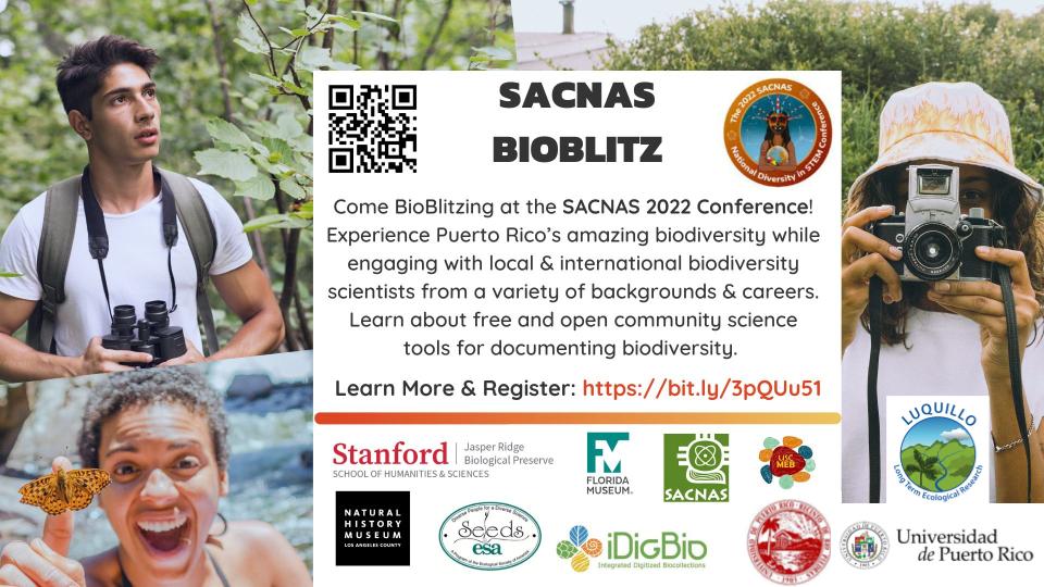 Wed 2022 SACNAS BioBlitz · iNaturalist